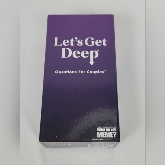 Games | Lets Get Deep Adult Party Game By What Do You Meme | Poshmark